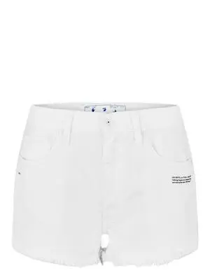 Off-White Denim Mini Shorts - No