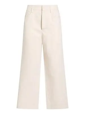MAX MARA Max Mara Mid-Rise Wide-Leg Cropped Jeans