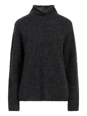 Max Mara Long-sleeved Turtleneck Knitwear - Black