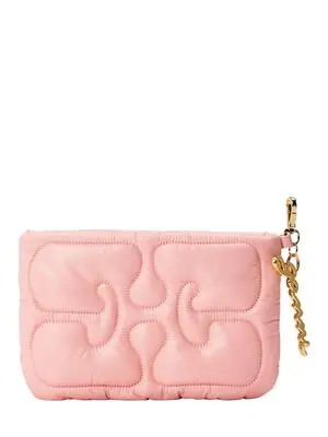 GANNI Quilted Pouch - Pink