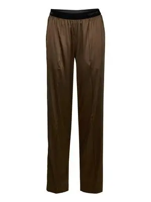 TOM FORD Silk Wide-leg Trousers - No