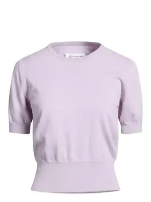 MAISON MARGIELA Short Sleeve Knit Top - Purple