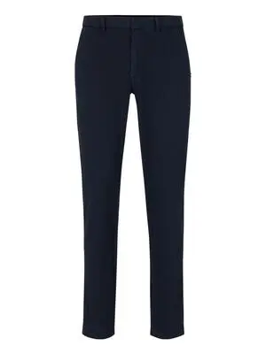 Hugo Boss Slim Fit Stretch Cotton Chinos - Blue