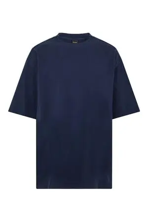 Hugo Boss Relaxedfit Crewneck Midsleeve Tshirt - Blue