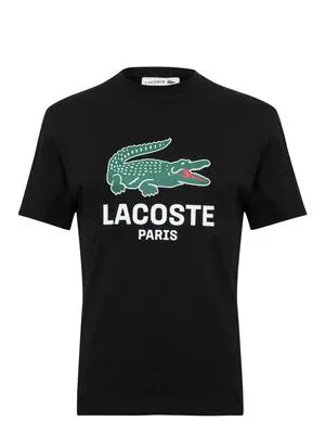Lacoste Crewneck Shortsleeve Tshirt - Black