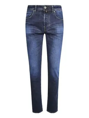 JACOB COHЁN Logo Patch Slim Fit Jeans - No