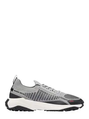 Hugo Boss Color Block Trainers - Grey