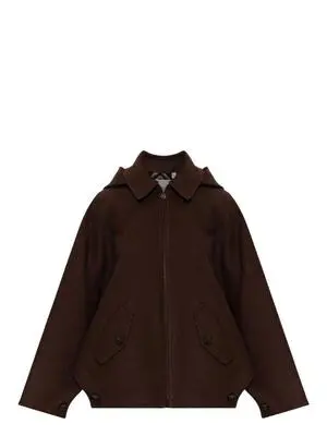 Burberry Long-sleeved Wool Jacket - Brown