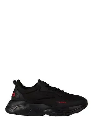 Hugo Boss Lace Up Sneakers - Black