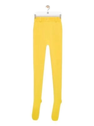 Loewe Leggings In Viscose Blend - Yellow