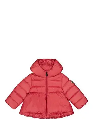Moncler Quilted Hooded Jacket - Pink
