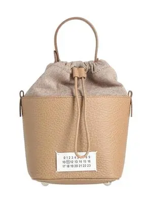MAISON MARGIELA Maison Margiela Compact Bucket Bag Beige