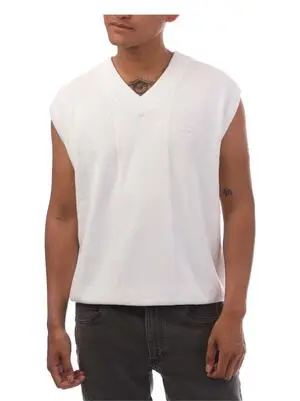 Hugo Boss V-neck Sleeveless Tank Top - White