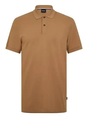 Hugo Boss Shortsleeve Polo Shirt - Brown