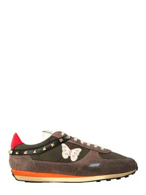 Valentino Garavani Studded Butterfly Sneakers - No
