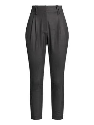Brunello Cucinelli Slim-fit Dress Pants With Stretch - Black
