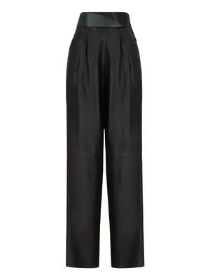 EMPORIO ARMANI Emporio Armani High Waisted Wide Leg Trousers