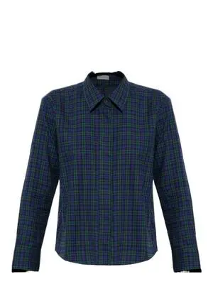 DRIES VAN NOTEN Dries Van Noten Plaid Cropped Shirt