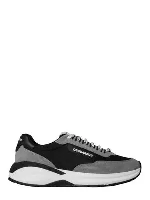 Dsquared2 Suede Dash Color Block Sneakers - No
