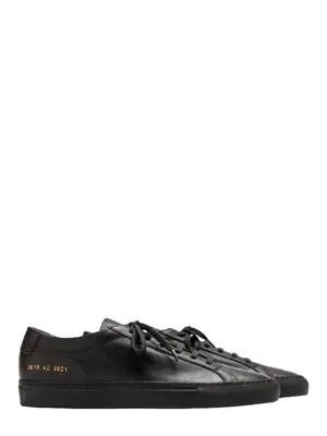 COMMON PROJECTS Common Projects Low Top Lace-Up Sneakers Black