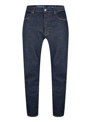 HUGO BOSS Hugo Boss Straight Leg Jeans With Contrast Stitching
