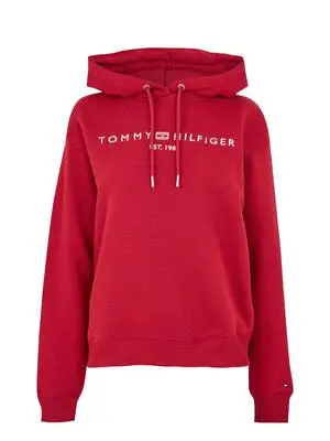 Tommy Hilfiger Tommy Hilfiger Solid Color Sweatshirt Red