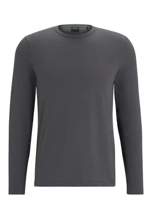 Hugo Boss Crew Neck Longsleeve Tee - Grey