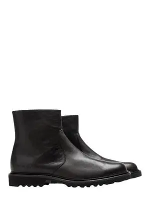 COMMON PROJECTS Common Projects Ankle Boots With Embossed Logo And Lug Sole No