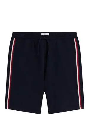 Tommy Hilfiger Stripe Sweat Shorts - Blue