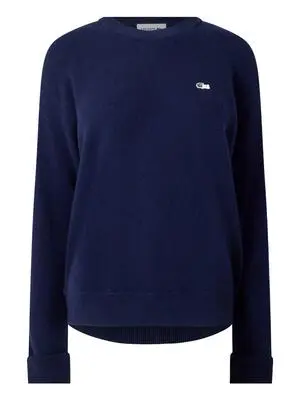 Lacoste Tricot Crew-neck Jumper - Blue