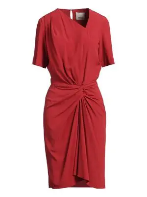 Isabel Marant Étoile Solid Color Flare Skirt - Red