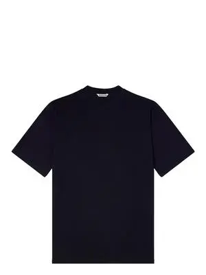 Auralee Seamless Cotton-jersey T-shirt - Black
