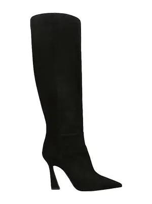 STUART WEITZMAN Stuart Weitzman Vinnie Suede Heeled Knee-High Boots