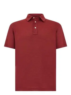 Paul & Shark X-soft Interlock Cotton Polo Shirt - Winery