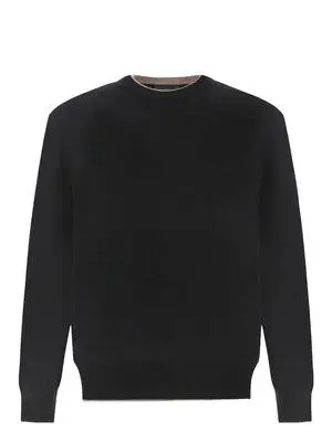 Paul & Shark Paul & Shark Piuma Wool Crewneck Sweater Black