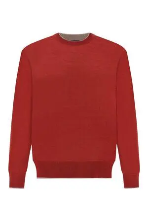 Paul & Shark Paul & Shark Piuma Wool Crewneck Sweater Winery