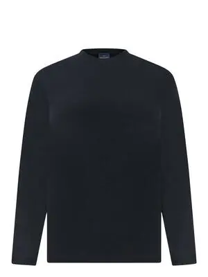 Paul & Shark Fil-à-fil Cotton Blend T-shirt - Blue