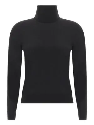 Paul & Shark Merino Wool Turtleneck Sweater - Black