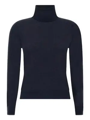 Paul & Shark Merino Wool Turtleneck Sweater - Blue