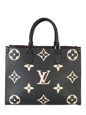 LOUIS VUITTON Louis Vuitton OnTheGo MM Tote Bag In Monogram Empreinte Black