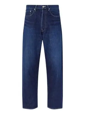 GRAPHPAPER Selvedge Tapered Leg Jeans - Blue