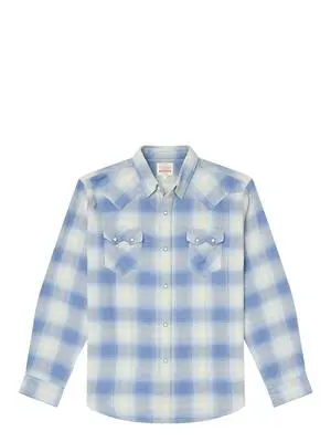 FORTELA Josh Checked Cotton Shirt - Blue