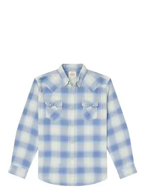 FORTELA Josh Checked Cotton Shirt - Blue