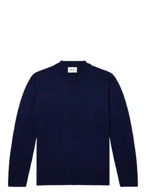 Nn07 NN07 Lee 6598 Merino Wool-Blend Sweater Blue
