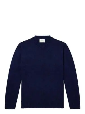 Nn07 Lee" Merino Wool-blend Crewneck Sweater - Navy