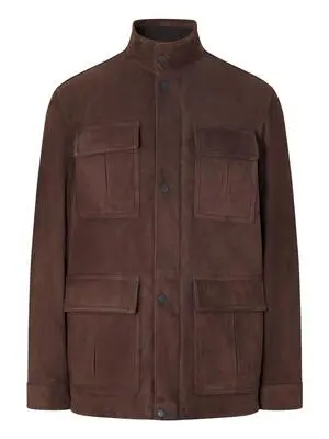 VALSTAR Brera Suede Jacket - Brown