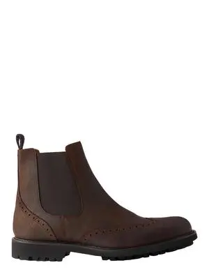 Mr P. Leather Chelsea Boots - Brown