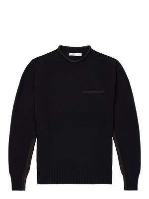 Inis Meáin Lambswool Sweater - Black