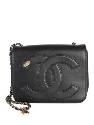 CHANEL Chanel Lambskin CC Mania Flap Bag
