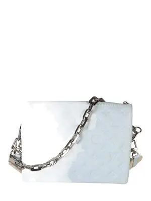 LOUIS VUITTON Monogram Embossed Lambskin Coussin Pm Shoulder Bag - Blue